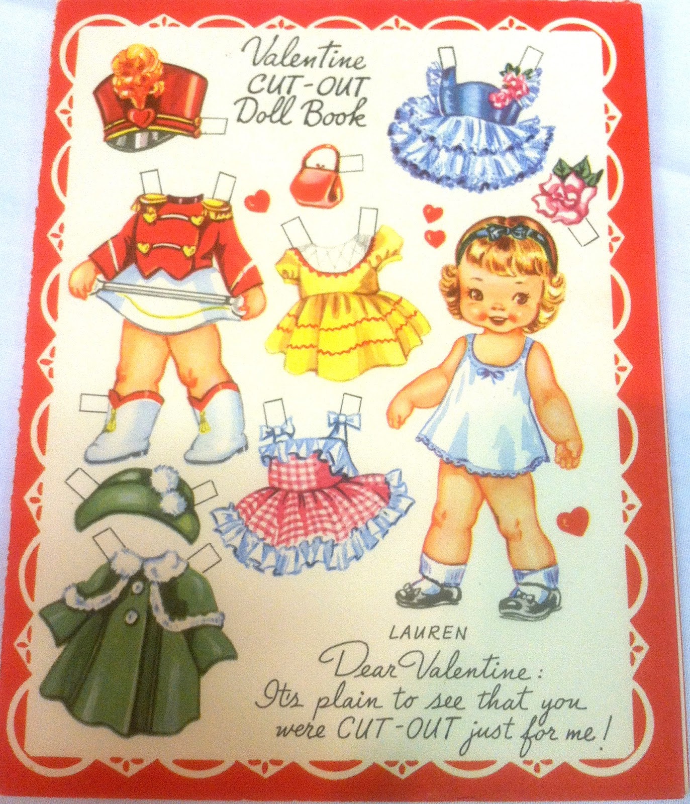 The Paper Collector: Valentine paper dolls