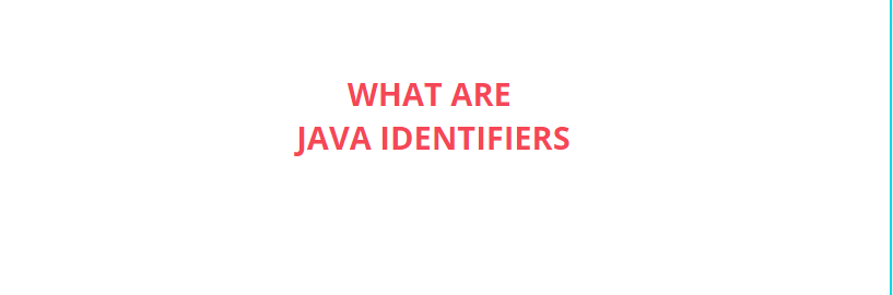 what are java identifiers - PingJava | Free Java Tutorials for Beginners