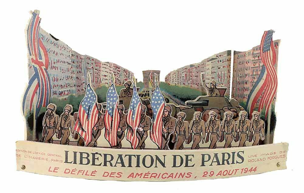 Toy soldiers and real battles: Paper soldiers : Liberation of Paris