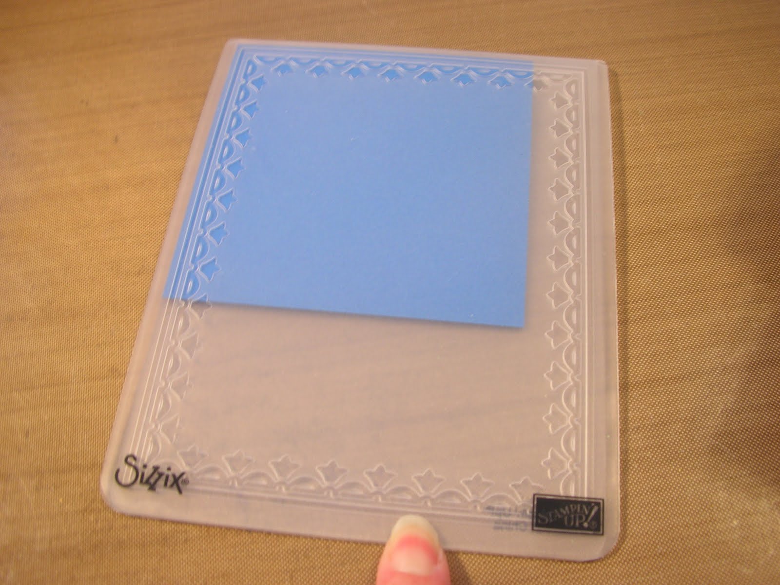 Inking It Up With Cathy: Technique Tuesday - Framed Tulips Embossing ...