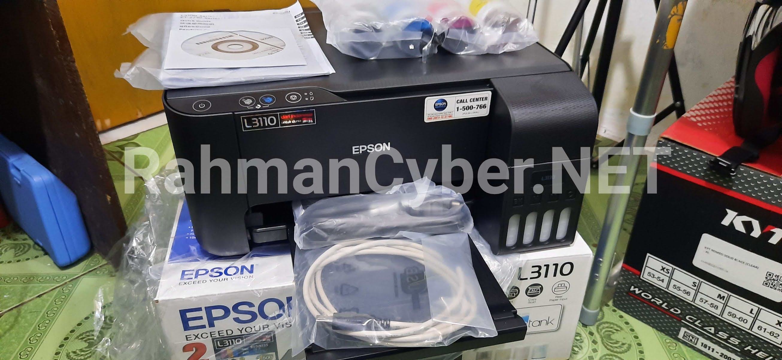 Unboxing dan Review Printer Epson EcoTank L3110 ( Print, Scan, Copy )