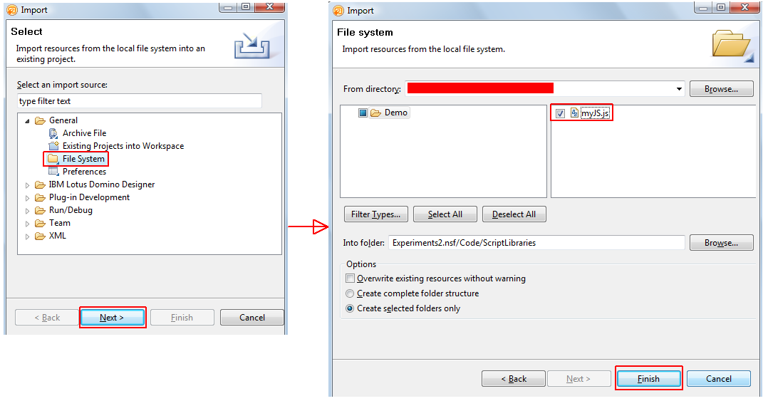 Importing script library in Domino Designer Importing script library in Domino Designer