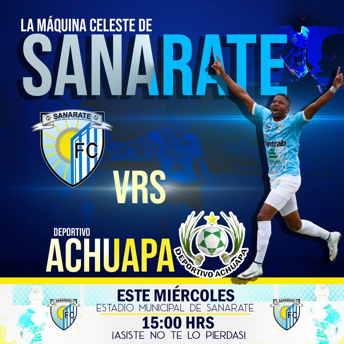 Precios para el partido amistoso de Sanarate FC este miércoles