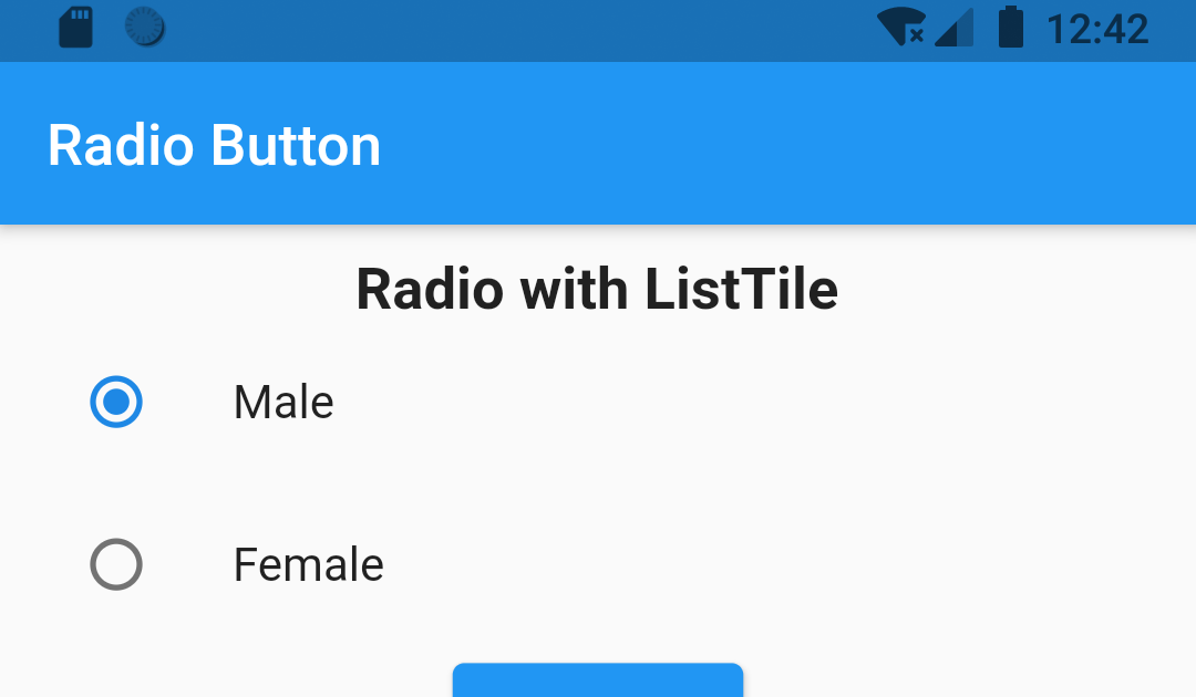 D Tech Academic Radiobutton In Flutter D Tech Academic Radiobutton In Flutter