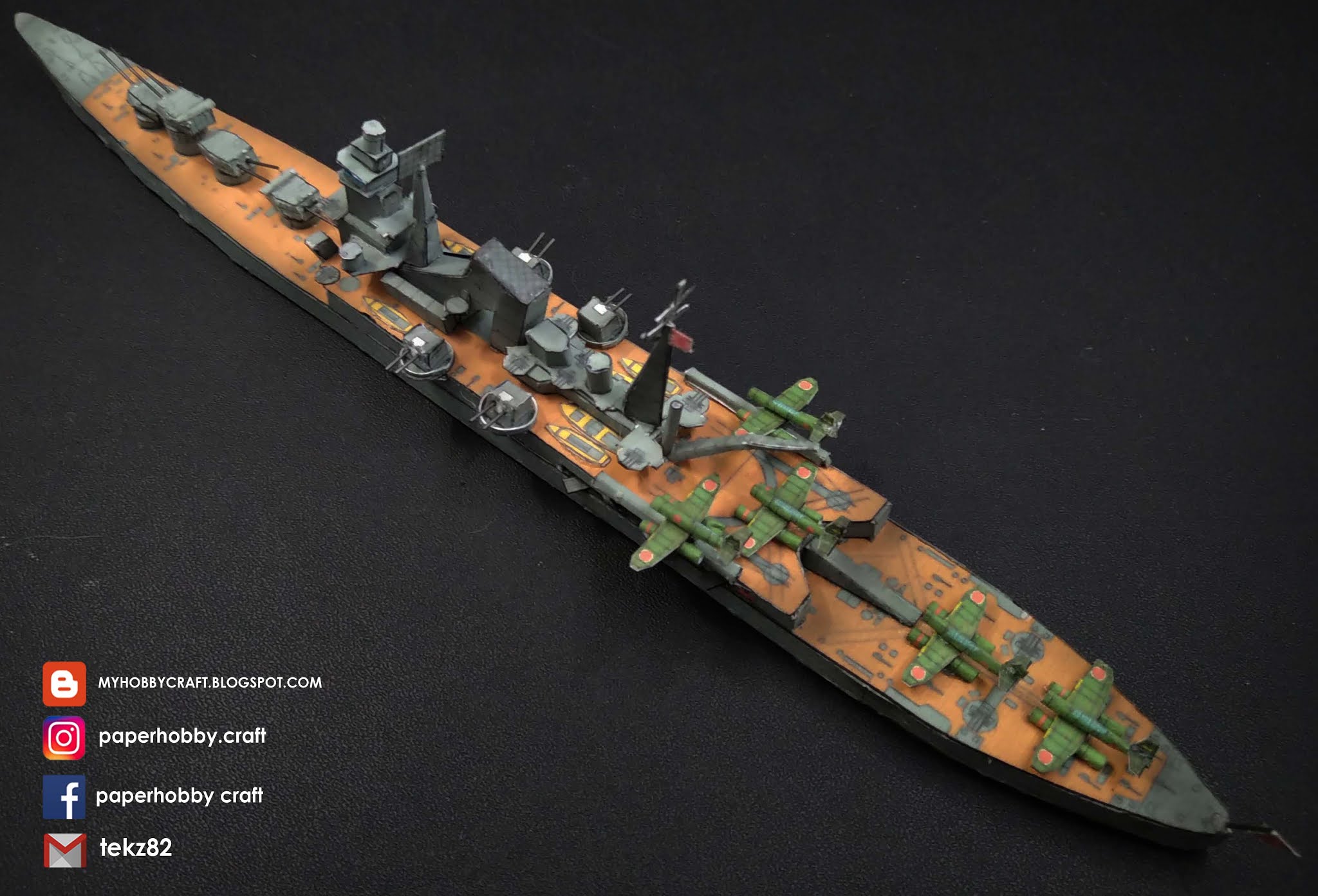 paperhobby: IJN TONE 1/700
