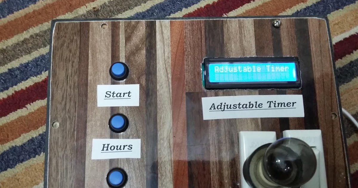 Arduino Programmable Onoff Timer Switch For Automation 3459