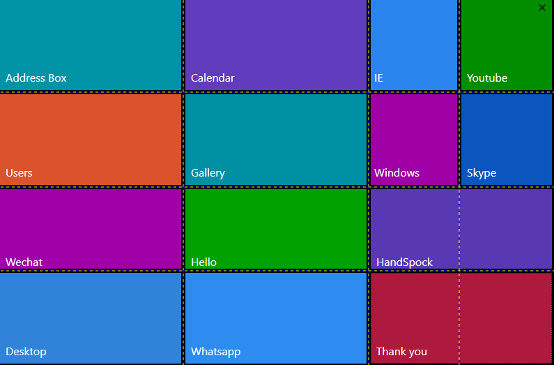 WPF Tiles | Windows like View - CoreProgram