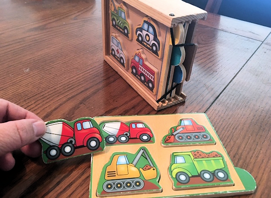 The Playful Otter: Mini Puzzle Pack - Vehicles