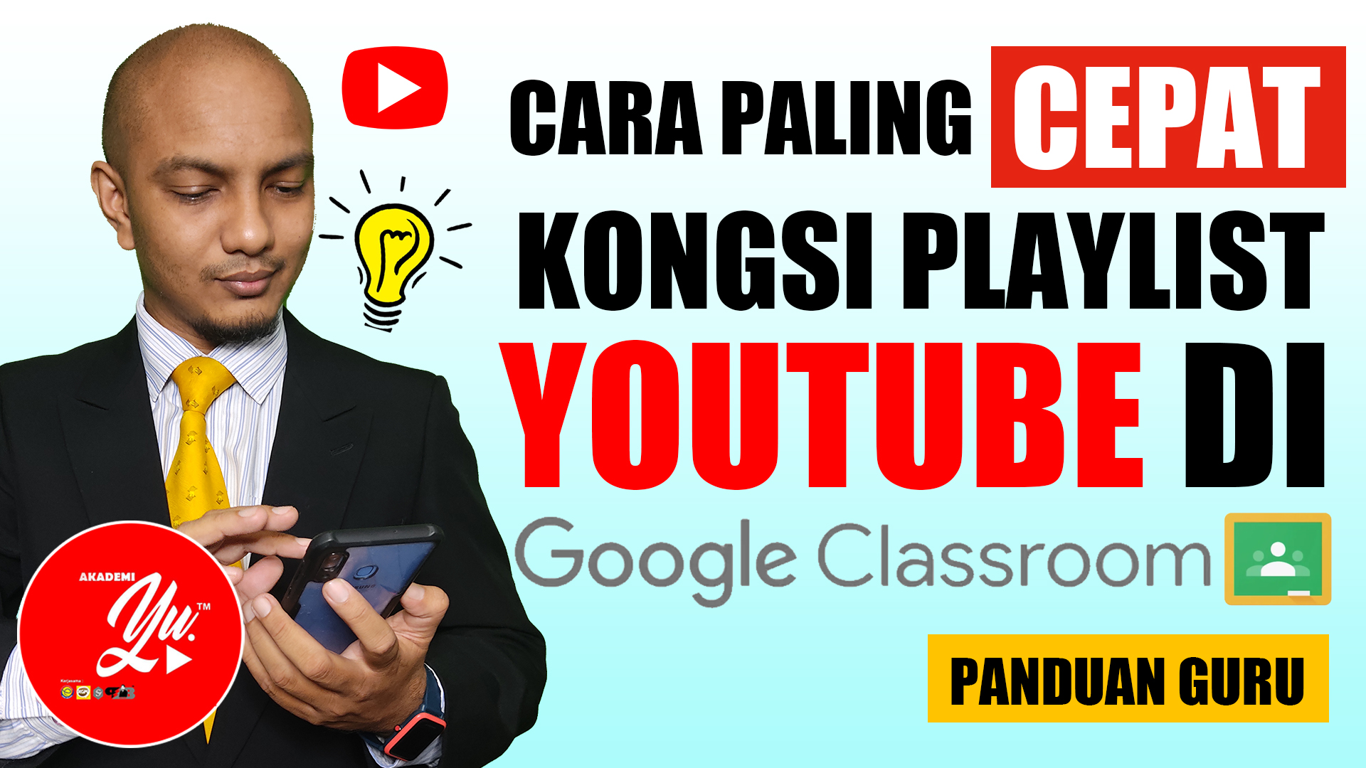 CARA PALING CEPAT MASUKKAN PLAYLIST VIDEO PDPC KE GOOGLE CLASSROOM OLEH ...