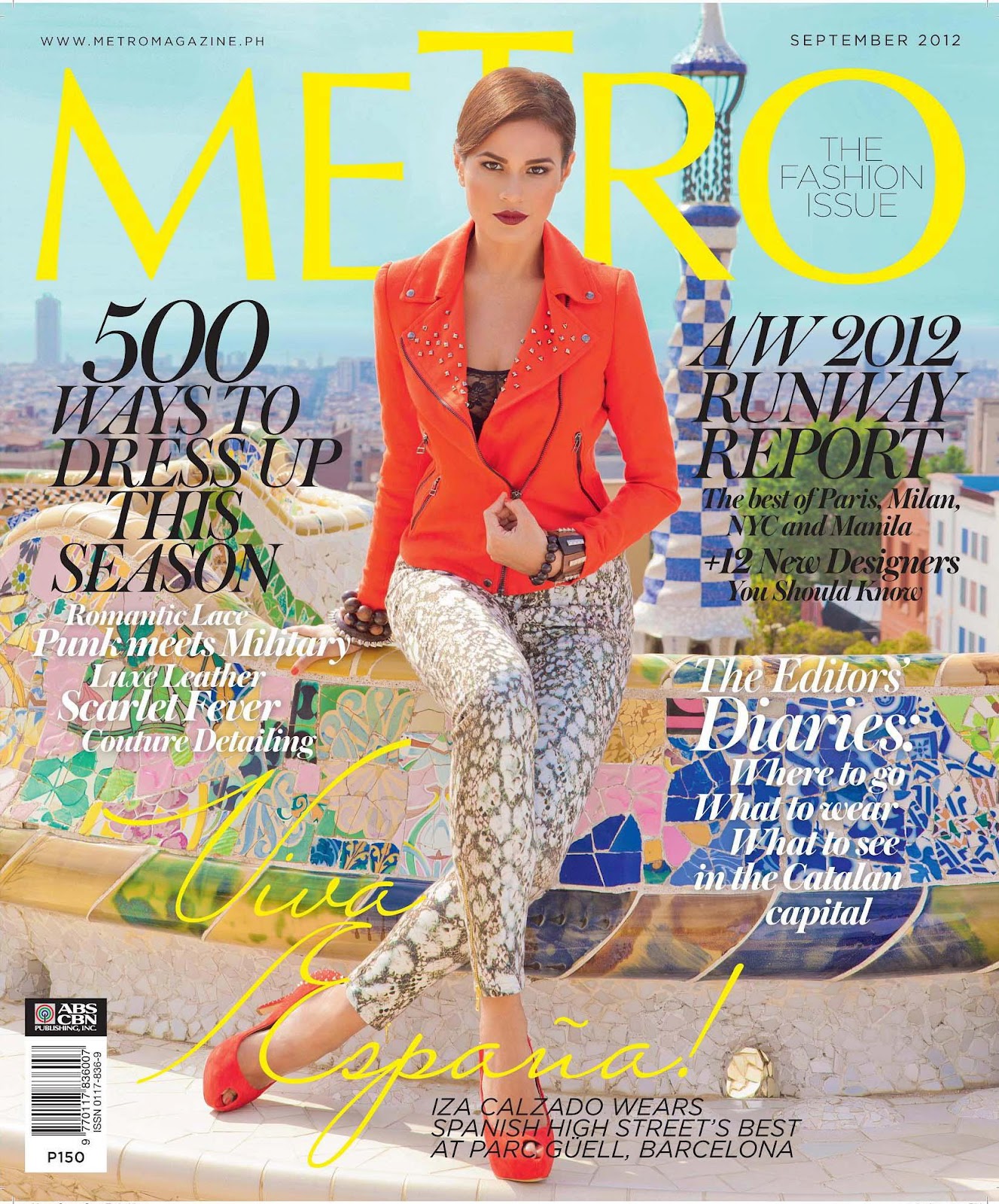 Turtz on the Go: Iza Calzado Covers METRO Magazine September 2012 Issue