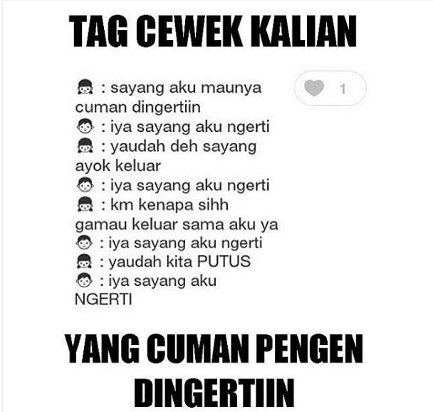 13 Meme Obrolan Ala Orang Pacaran Ini Aneh Banget Bikin Ngakak 13 Meme Obrolan Ala Orang Pacaran Ini Aneh Banget Bikin Ngakak