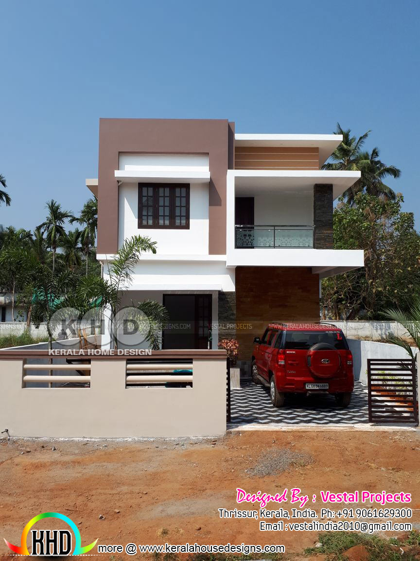 1363 sq-ft finished house with its 3d design - Kerala Home Design and ...