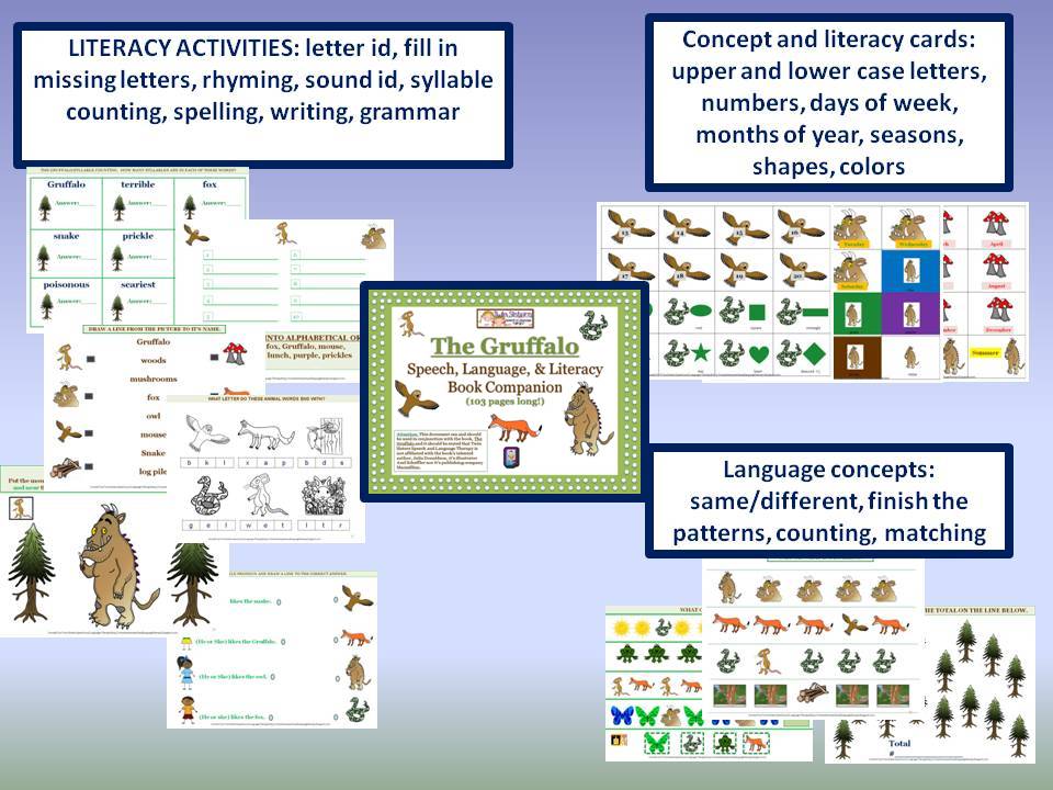 Twin Speech, Language & Literacy LLC: Book Companion GIVEAWAY! The ...