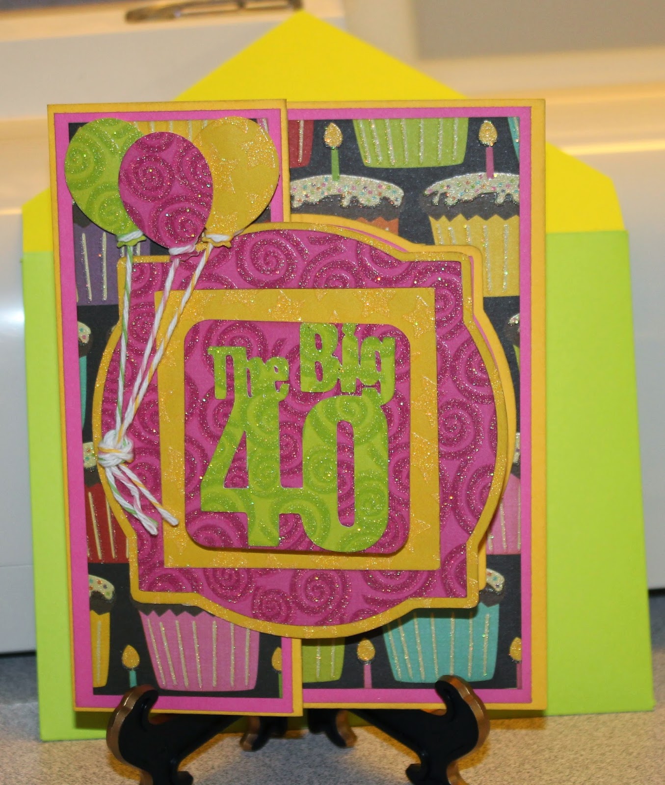 Crafting With Nana: The Big 40 Birthday Card