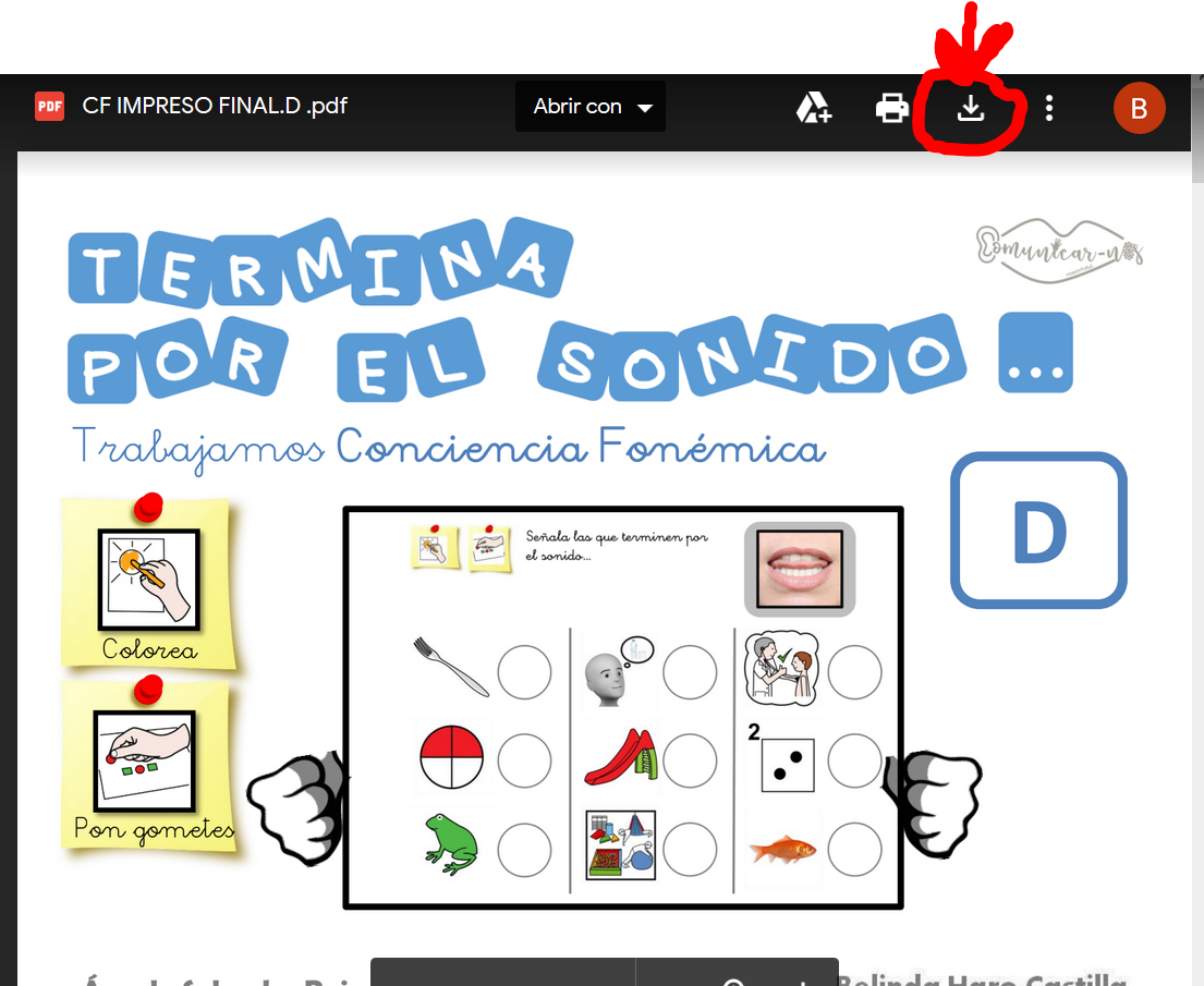 Siembra Estrellas: MATERIAL REEDITADO IMPRESO: CONCIENCIA FONÉMICA ...