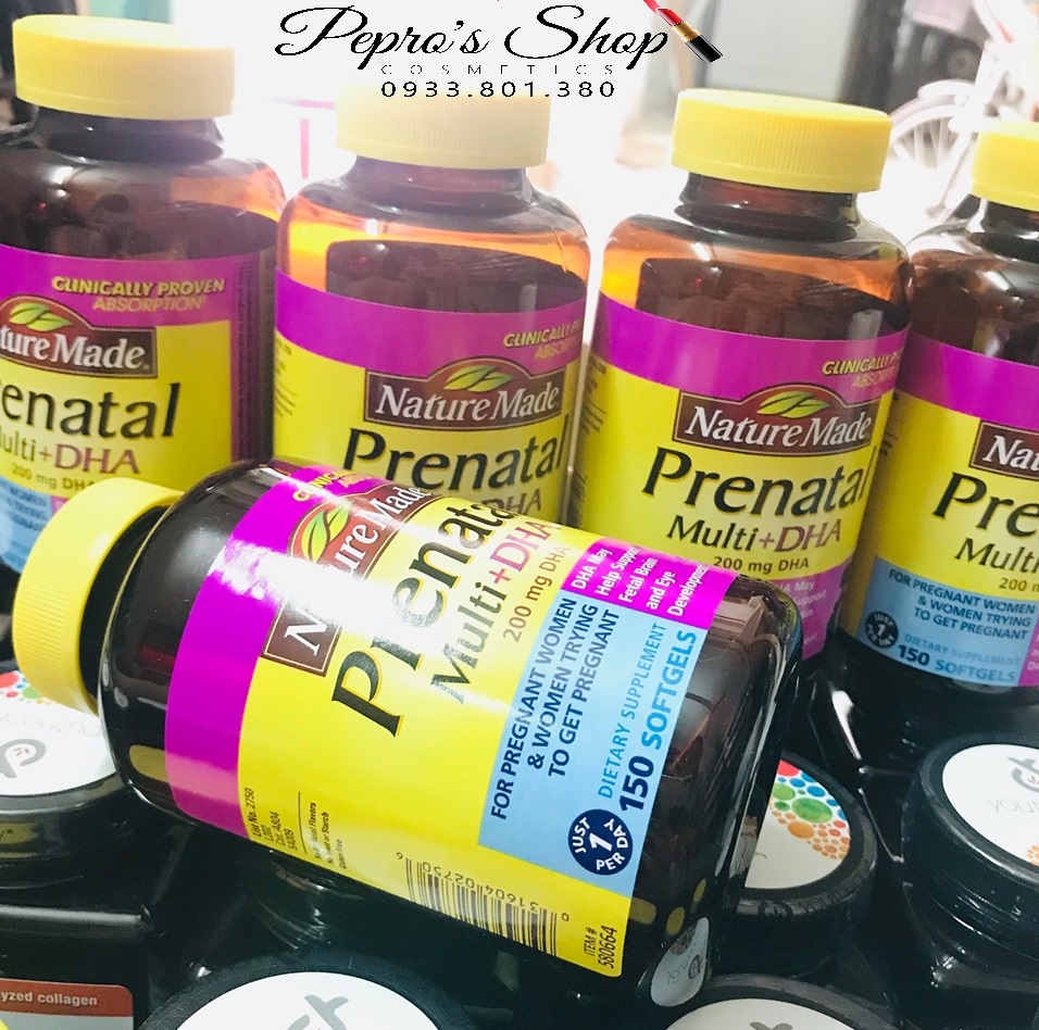 Thuốc Nature Made Prenatal 150Viên - Dành cho bà bầu và có kế hoạch ...