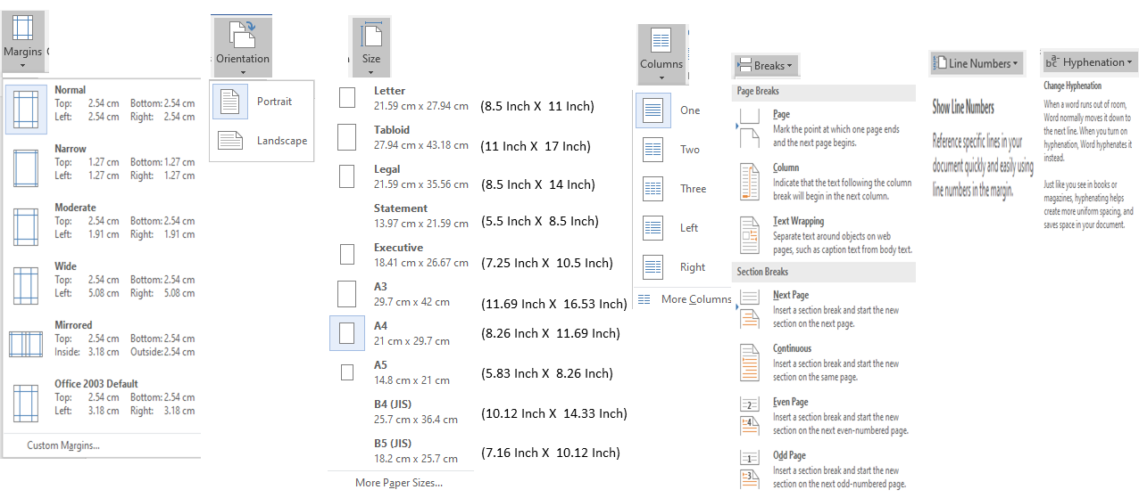 Paragraph :- Indent, Spacing