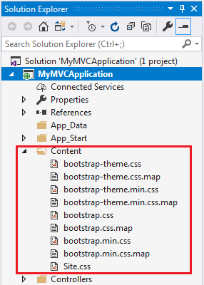 ASP.NET MVC Folder and File Structure