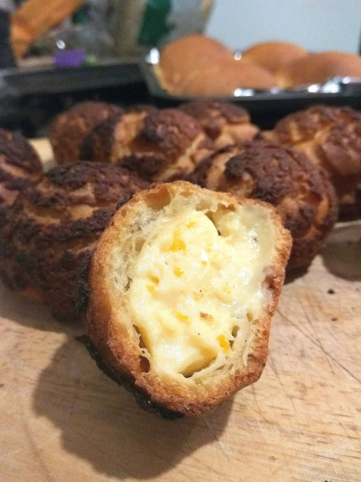 GBBO 2017 Week 9 - Orange Custard Craquelin Choux Buns | Honeycomb ...