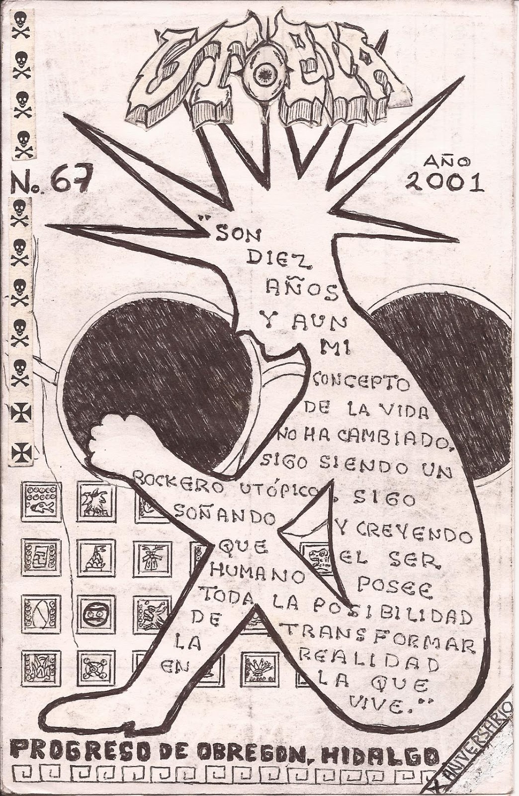 Fanzine Utopia: Portadas de los fanzines