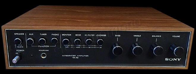 stereonomono - audio Hi Fi Compendium - 14 years on-line: Sony TA-70 ...