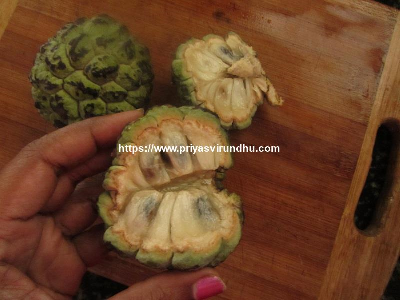 Priya's Virundhu: Custard Apple Juice/Sitaphal Juice/Seetha Pazham ...