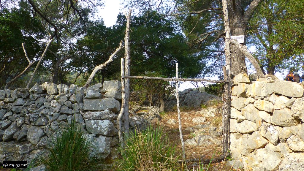 Viaranys: Forat de Can Bajoca a la serra Mitjana