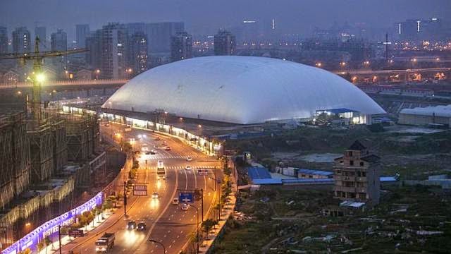 Daily Dose of Air Pollution: 20,000 sq.m Polyester Dome Over a Stinky ...