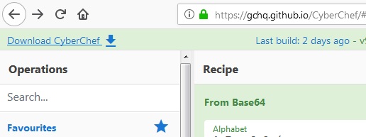 Digital Forensics Examiner: Digital Forensics: CyberChef