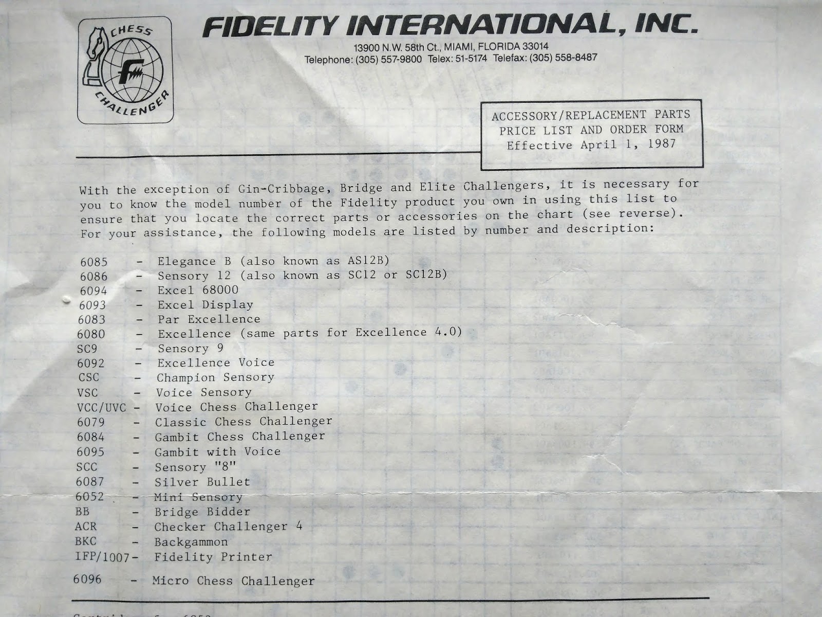 Retro Ordenadores Orty: Fidelity Gambit Voice (modelo 6095) (1987)