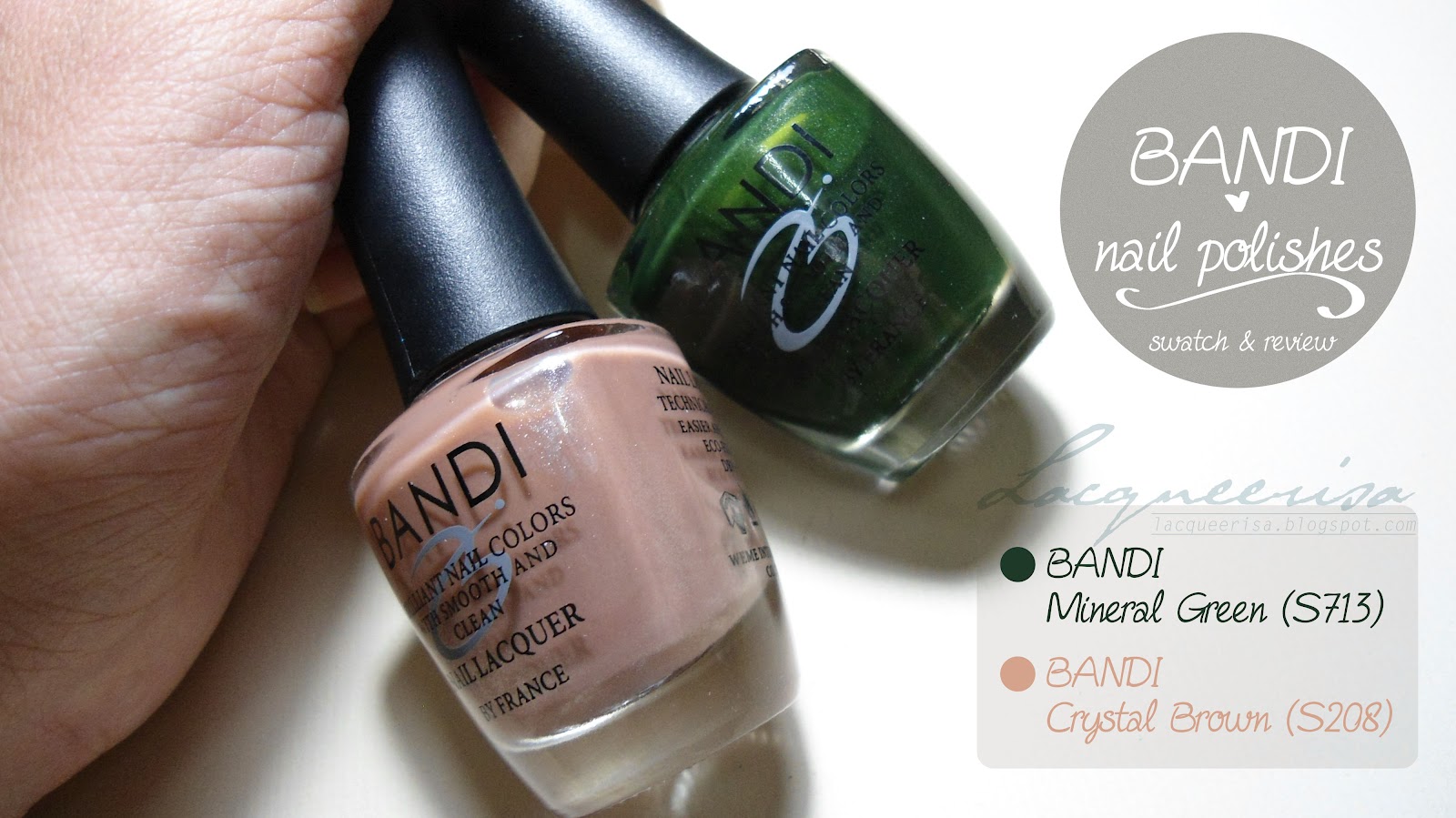 Lacqueerisa: BANDI : Swatch/Review