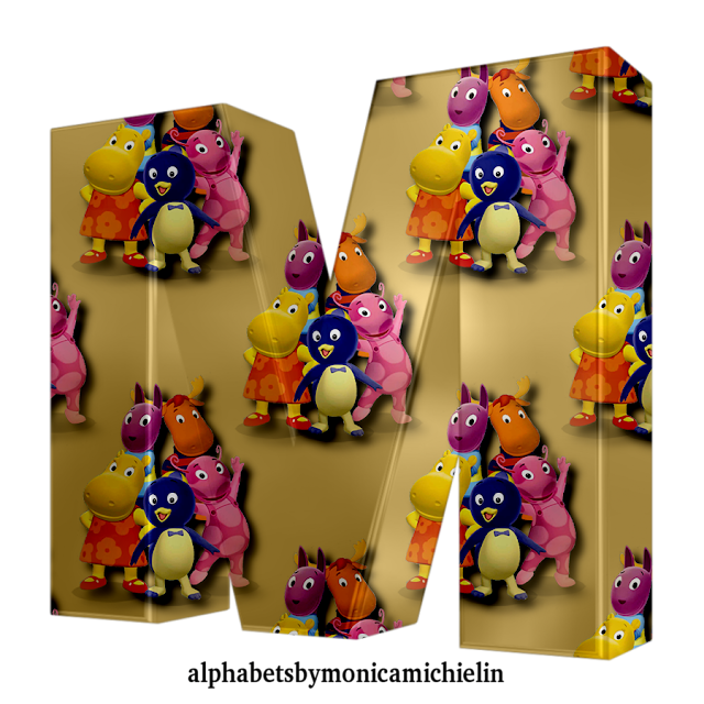 M. Michielin Alphabets: BACKYARDIGANS ALPHABET GOLDEN, ICONS, NUMBERS ...