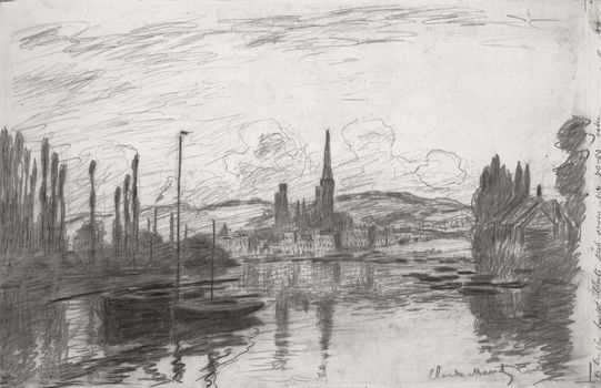 DRAWING AT DUKE: Claude Monet’s Organic Affinity