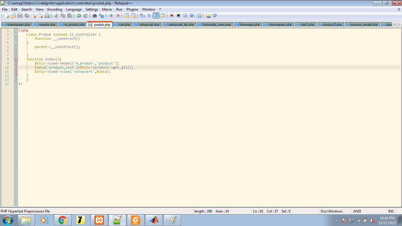 Membuat Shopping Cart Sederhana Dengan Codeigniter