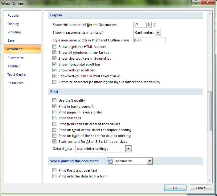 TUTORIAL ILMU KOMPUTER: Fungsi - Fungsi Word Options Pada Microsoft ...