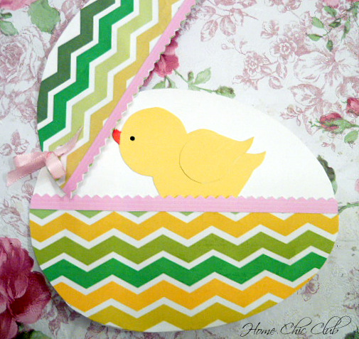 Easter Ideas - Easy Easter Egg Cards DIY | Home Chic Club: Easter Ideas ...