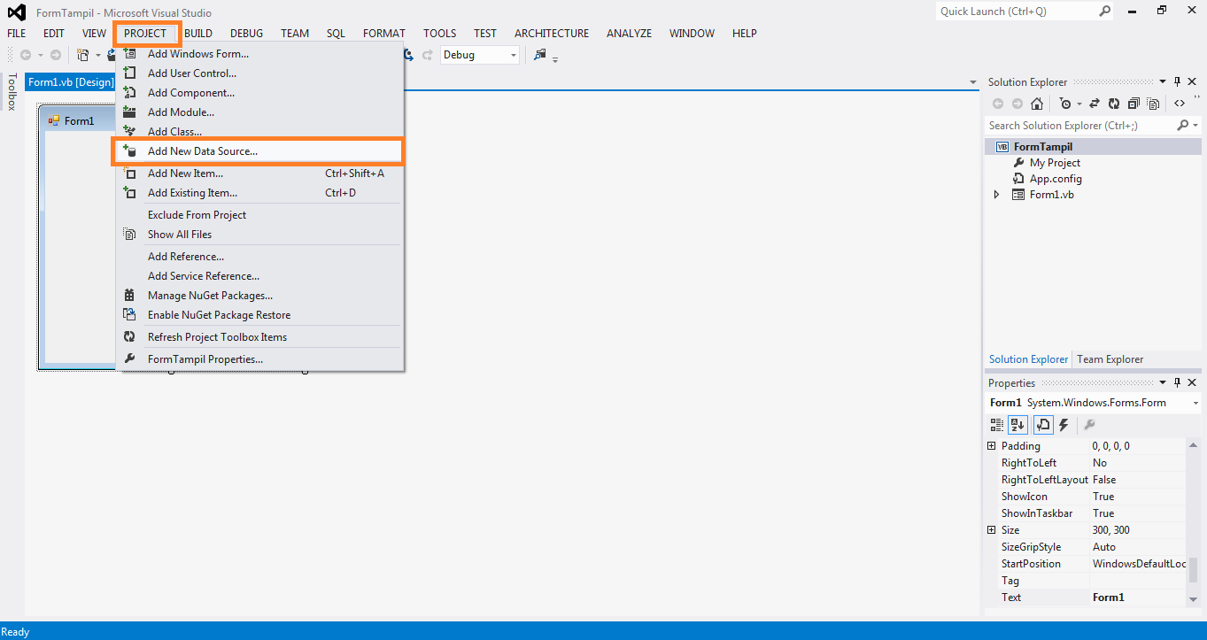 Cara Mudah Membuat Koneksi Dengan Sql Server Rembang Programming 2005