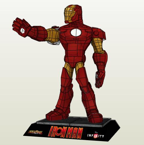 How To Make A Paper Iron Man Face