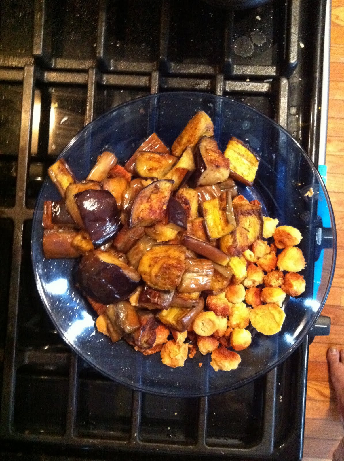 Cuisine from Bihar...: Baigan Badi - Sabzi