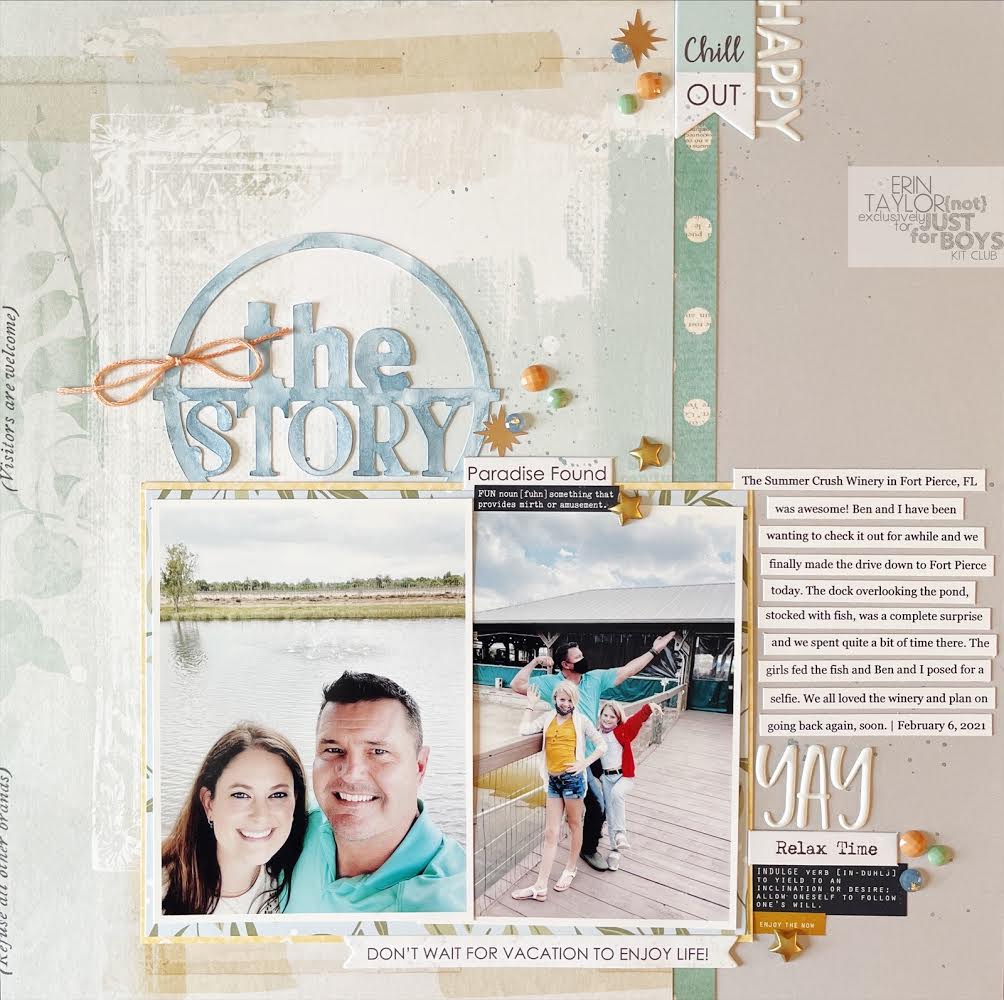 {The Story} Using the July 2021 "Oasis" Premium Kit