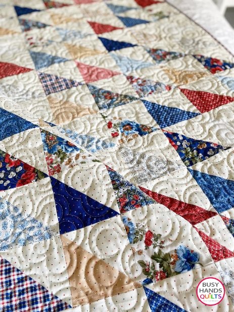 Busy Hands Quilts: Simplicity Quilt Pattern - a Throw in Wild Crimson!
