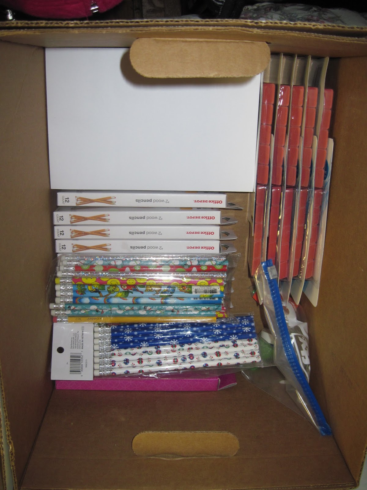 Simply Shoeboxes: Organizing My Operation Christmas Child Shoebox Stash