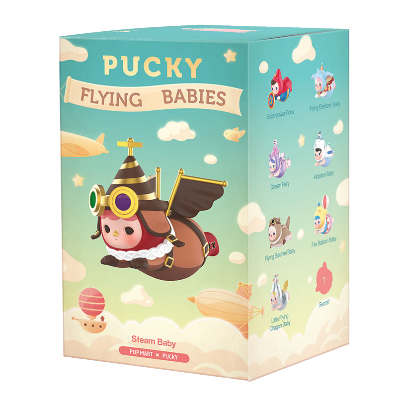 Pop Mart Flying Elephant Baby Pucky Flying Babies Series Figure | The ...