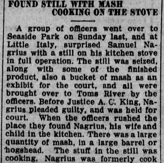 Ocean County , NJ History