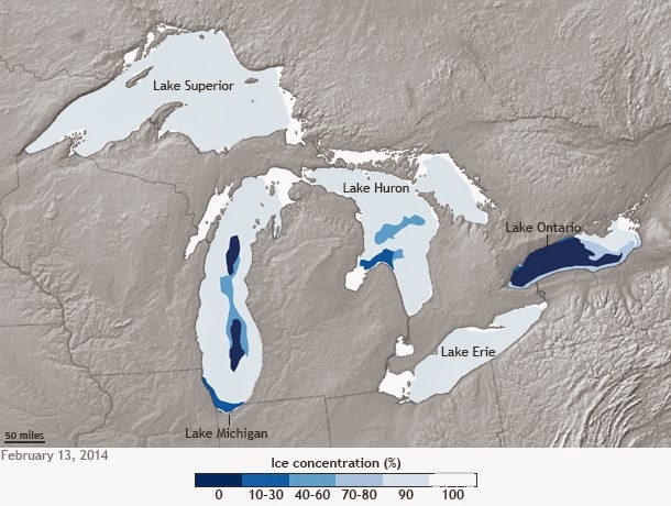 First Warn Weather Team: Extensive Great Lakes ice coverage