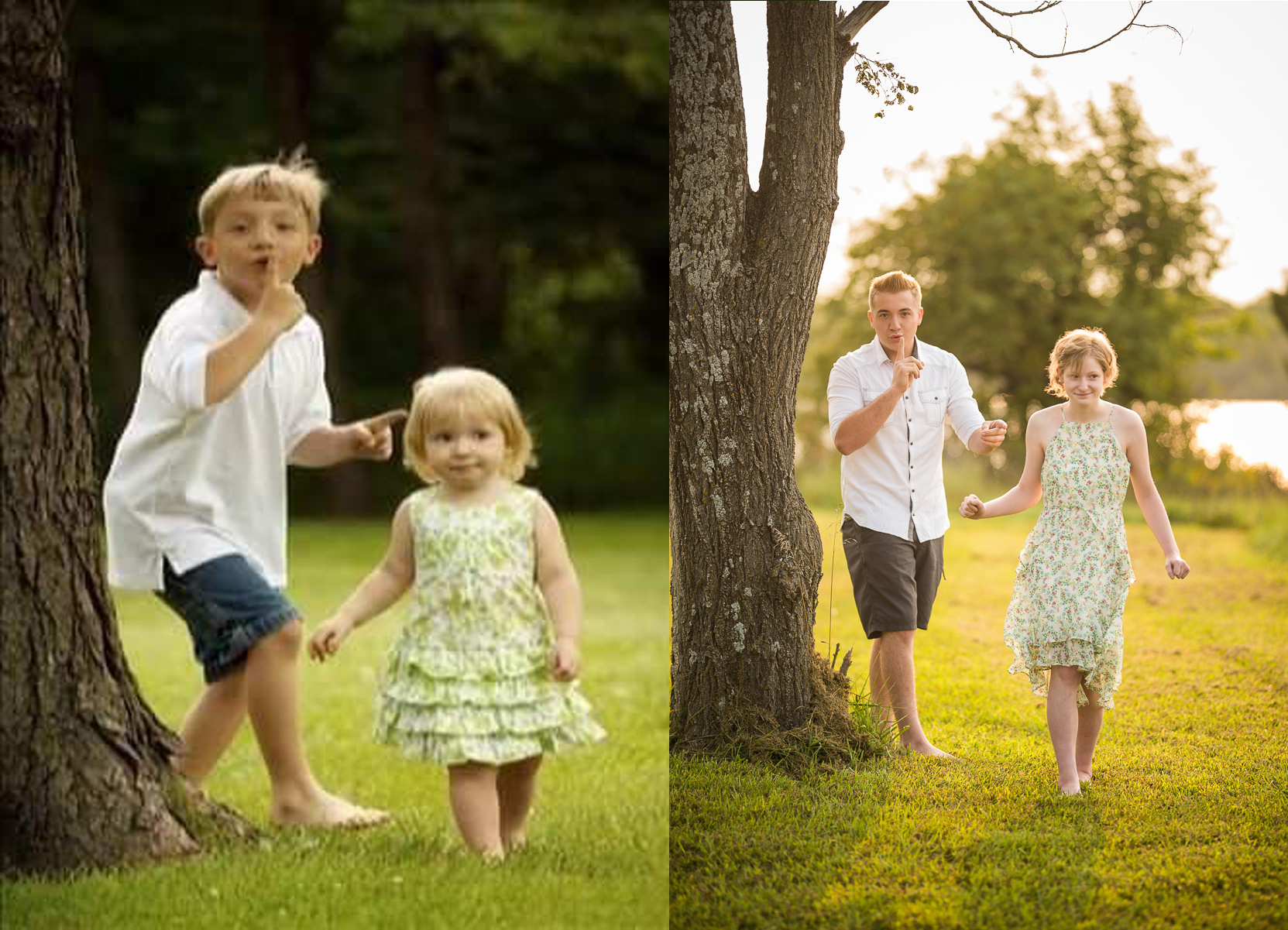 Recreating old family photo with the Hutchcroft family - Beautiful fall ...