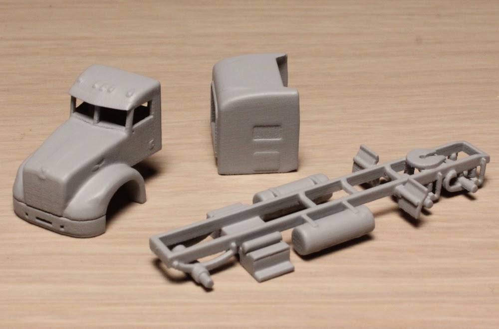 N Scale Addiction: Shapeways Package Arrived Today! Pete 386, Kenworth ...