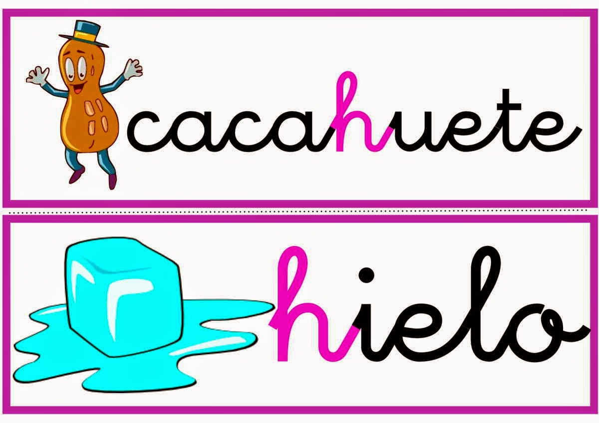 Mis cosicas de segundo: PALABRAS CON H.