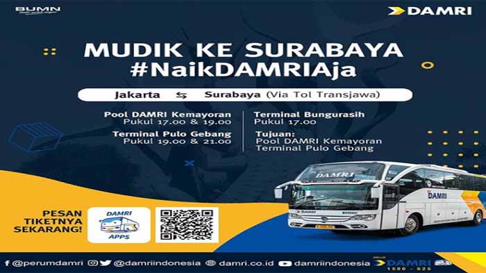 Damri Jakarta Surabaya: Harga Tiket & Jadwal Keberangkatan - Bus Damri