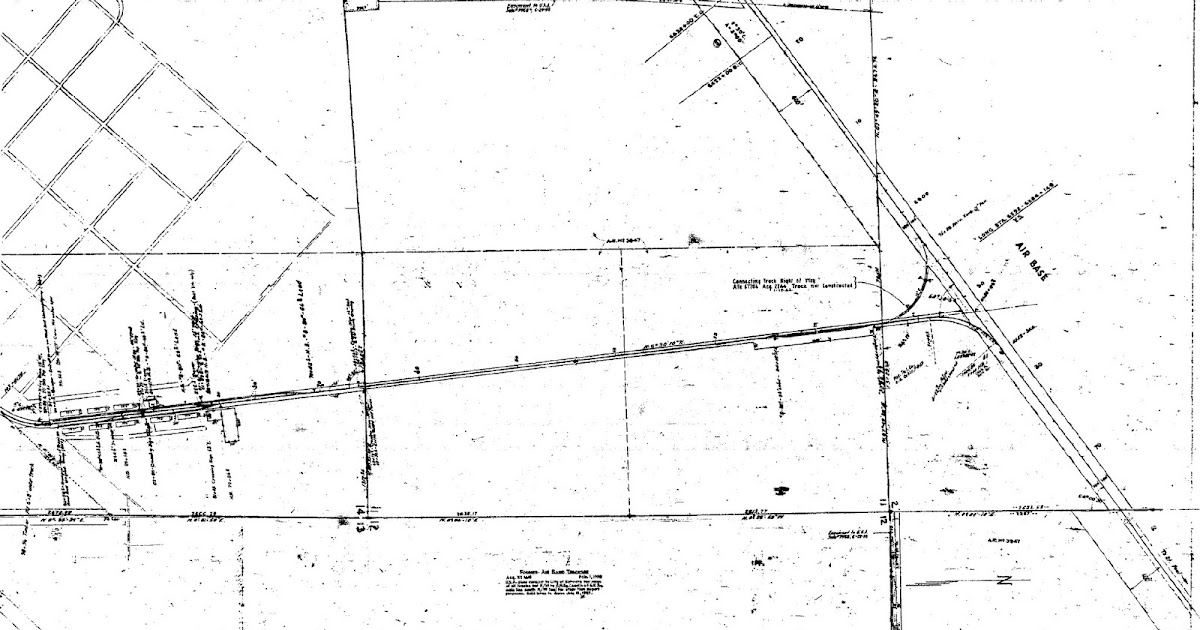 Big Bend Railroad History: Air Base Map